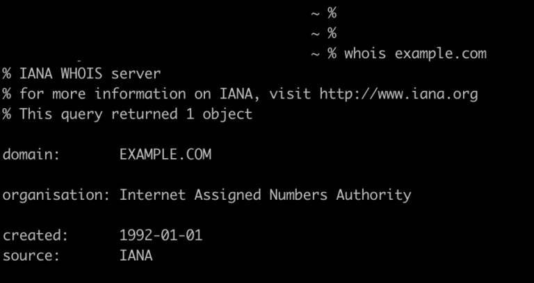 コマンドラインからwhoisを使用して簡単にドメインの所有者情報を調べる方法 - DayOne Lab